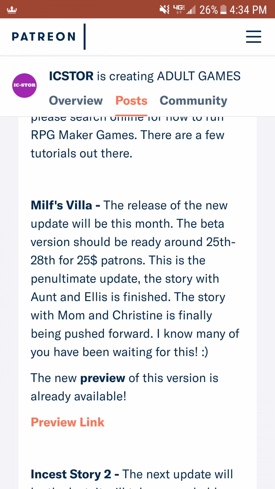 Rpgm Completed Incest Story 2 [icstor] F95zone
