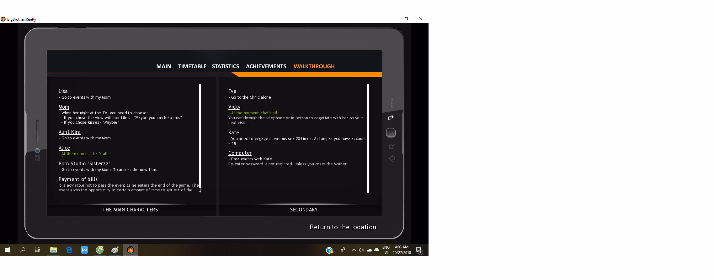 Renpy Abandoned Big Brother Fan Game V013 Fix 8 Porngodnoob F95zone