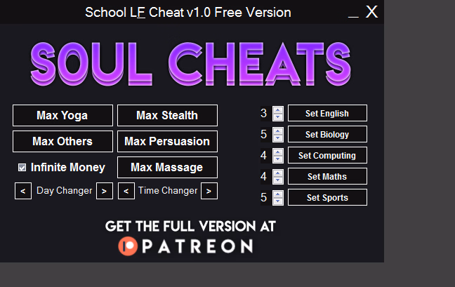 Cheat Mod - Abandoned - School, Love and Friends [v1.1] [S0ul] | F95zone