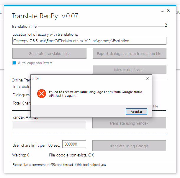 Tool - RenPy Translation tool | F95zone