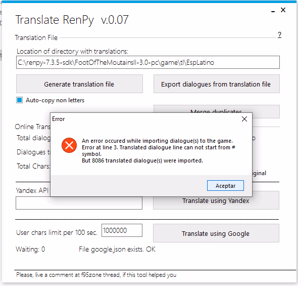 [Tool] - RenPy Translation tool | F95zone