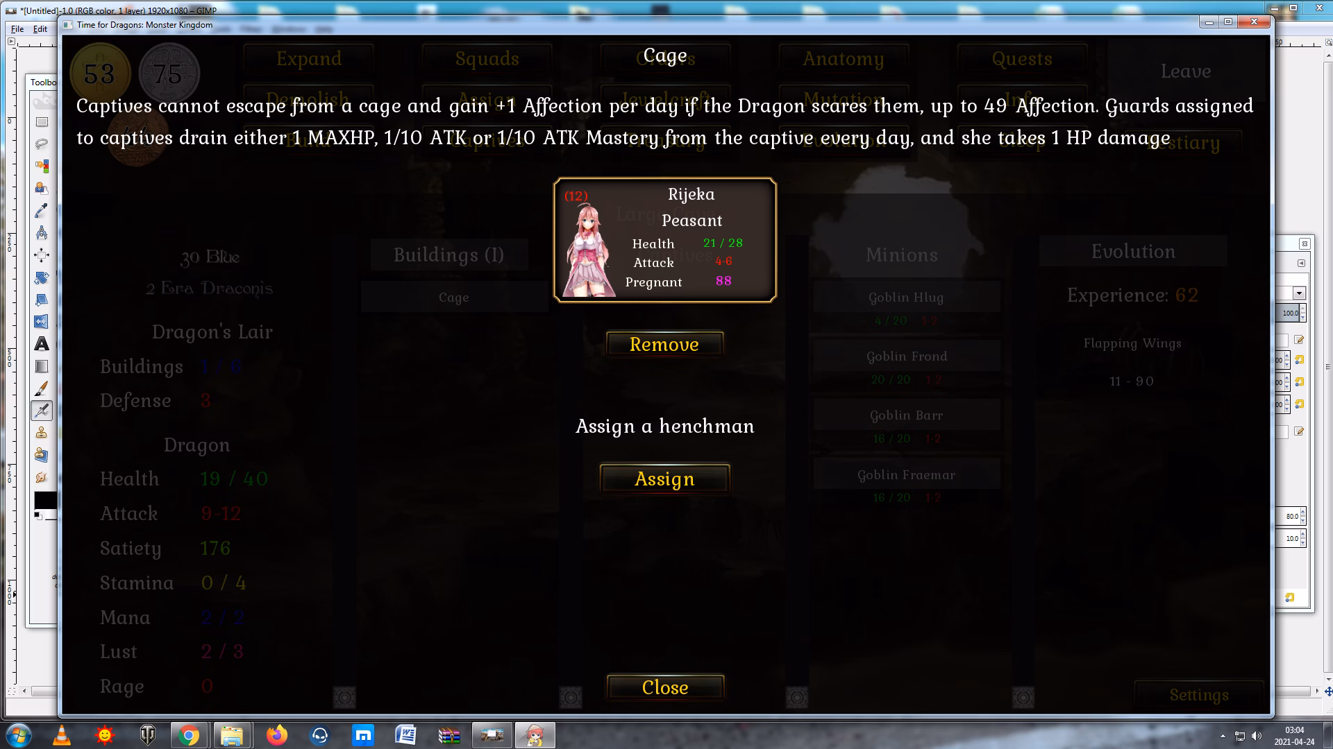 Mod - Ren'Py - Abandoned - Time For Dragons - Defiler Wings: Deranged ...