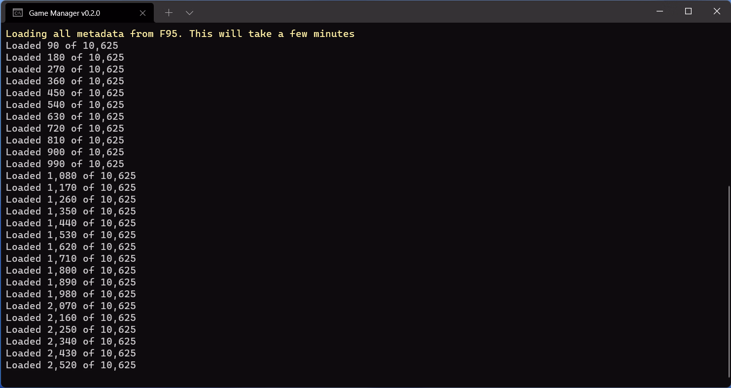 Tool - Text-based Game Manager | F95zone