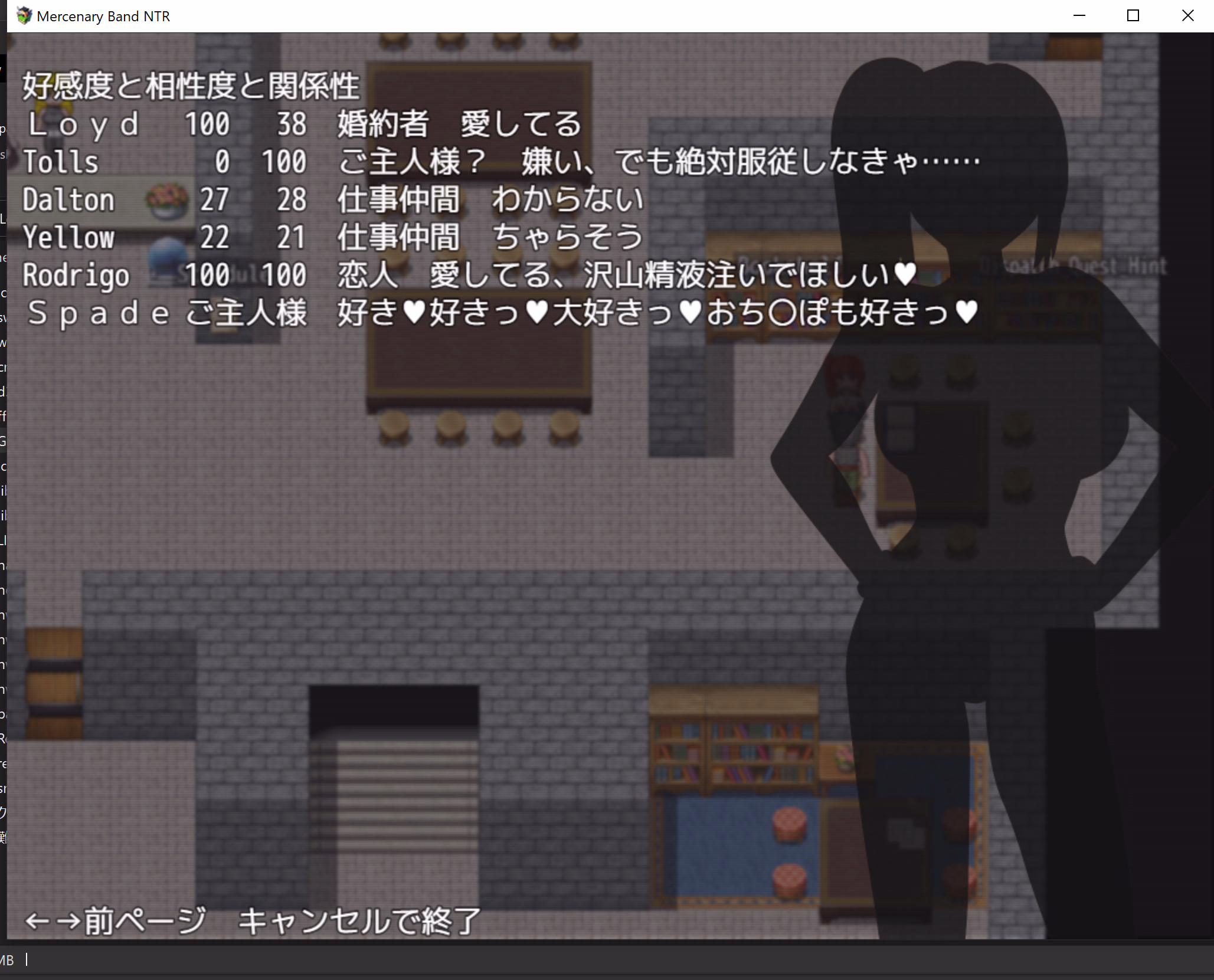 RPGM - Completed - Mercenary Band NTR [v1.20] [Mijiishi] | F95zone