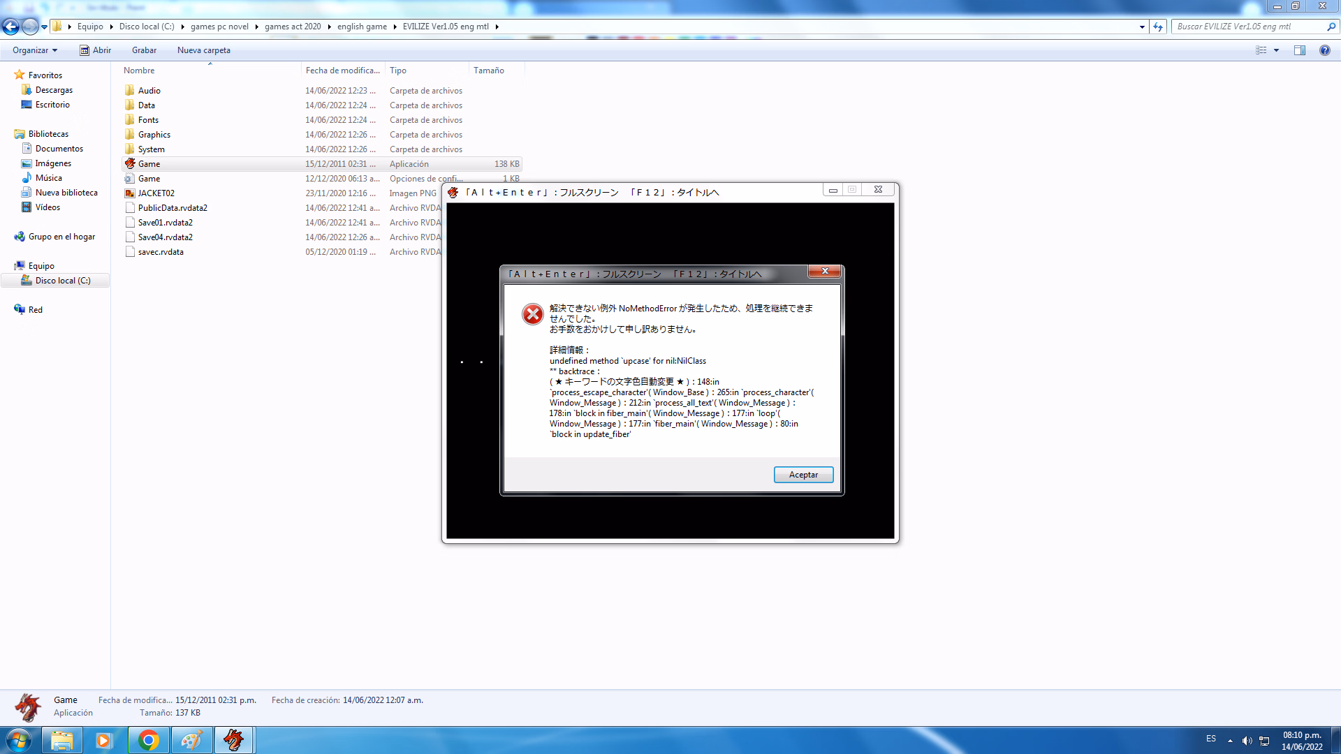 RPGM - WIP - Evilize 1.05 | F95zone