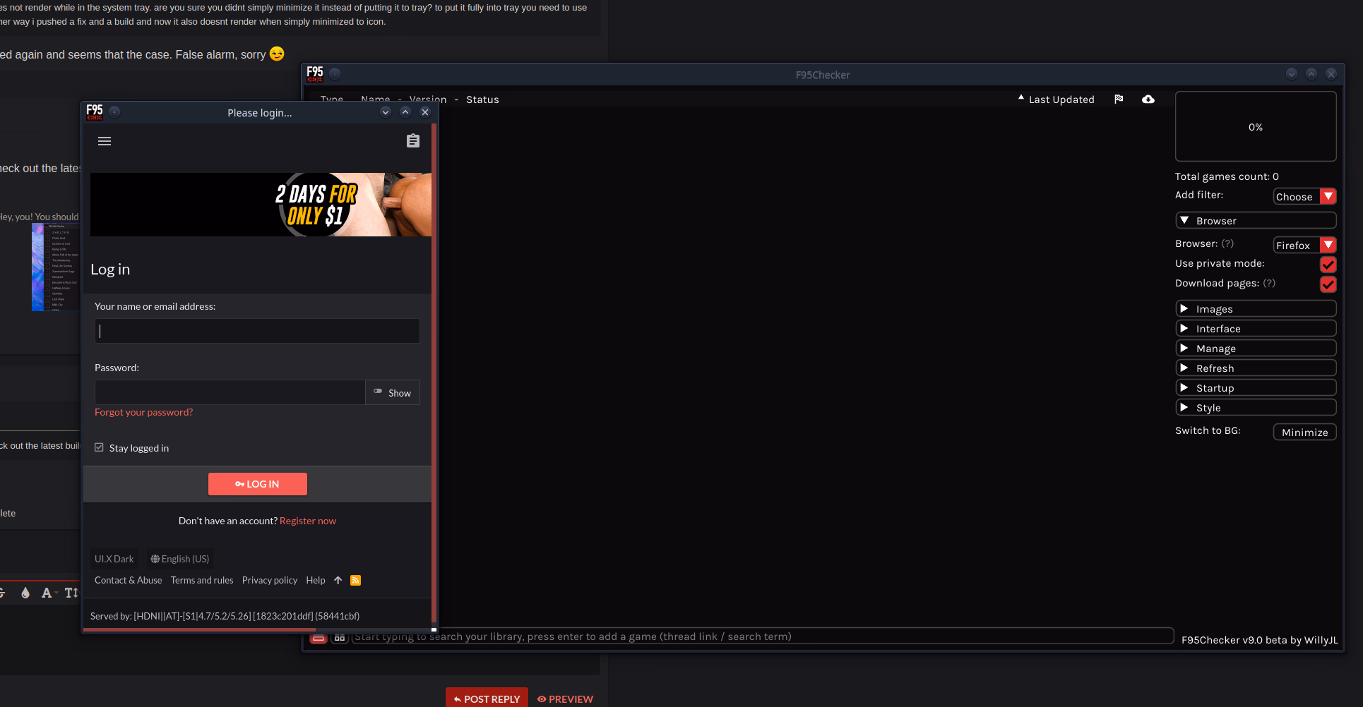 Tool - Others - F95Checker [WillyJL] | F95zone