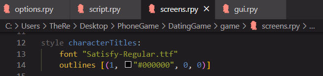 Ren'Py - Trouble defining styles for characters in Ren'py. [SOLVED] | F95zone