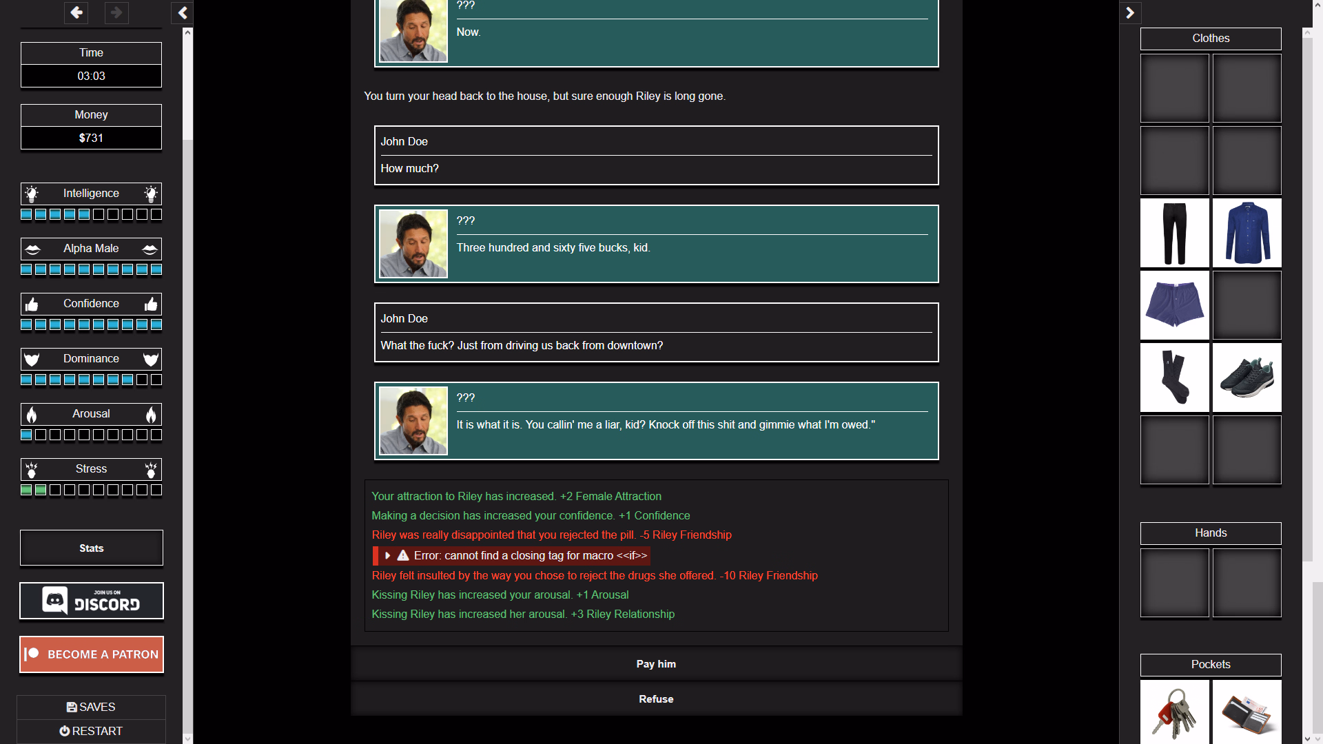 HTML - The Ember Institute [v0.0.2.1] [GlitchDoll] | F95zone
