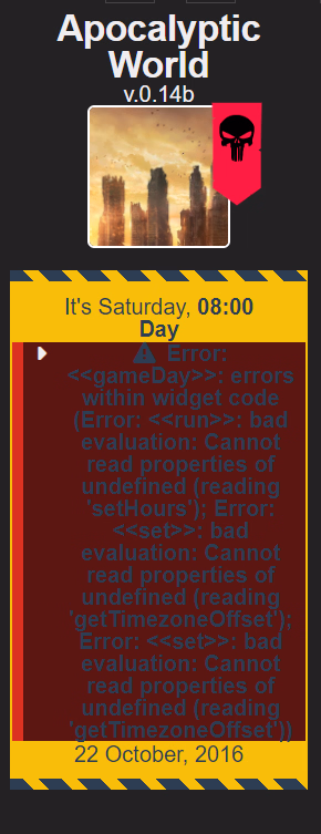 HTML - Apocalyptic World [v0.28c] [ttyrke] | F95zone