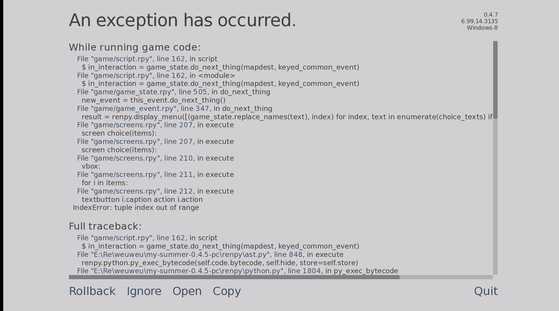 Ren'Py - Completed - Visiting Aunt Sara / My Summer With Mom & Sis - Unofficial Ren'Py Version ...